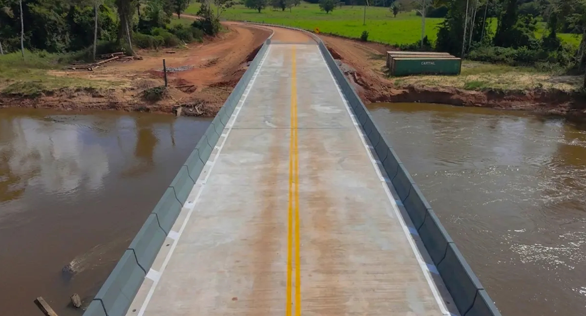 Ponte sobre o rio Pimenta Bueno entra na fase final e amplia a ...