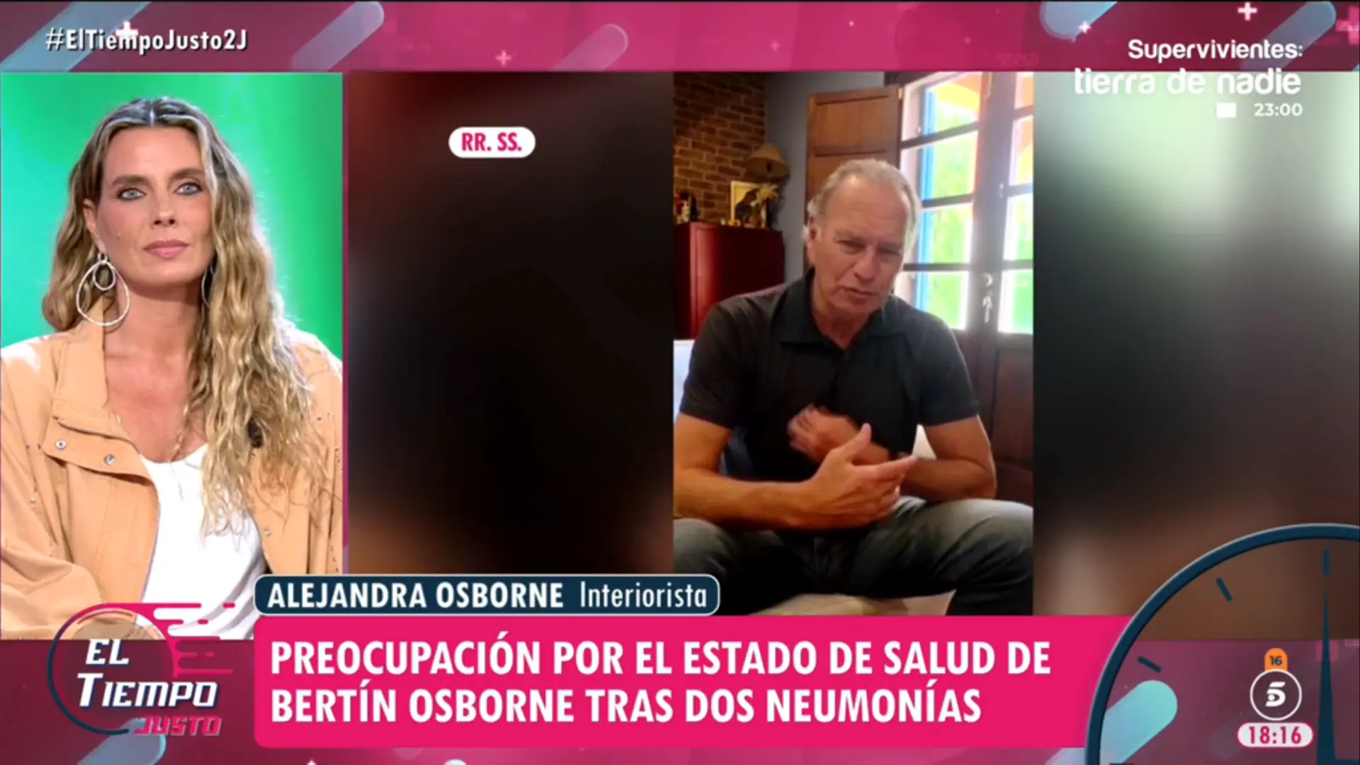 Alejandra Osborne actualiza el estado de salud de su padre, Bertín ...