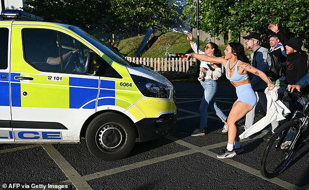 Protesters gather outside police station over Henry Nowak footage after ...