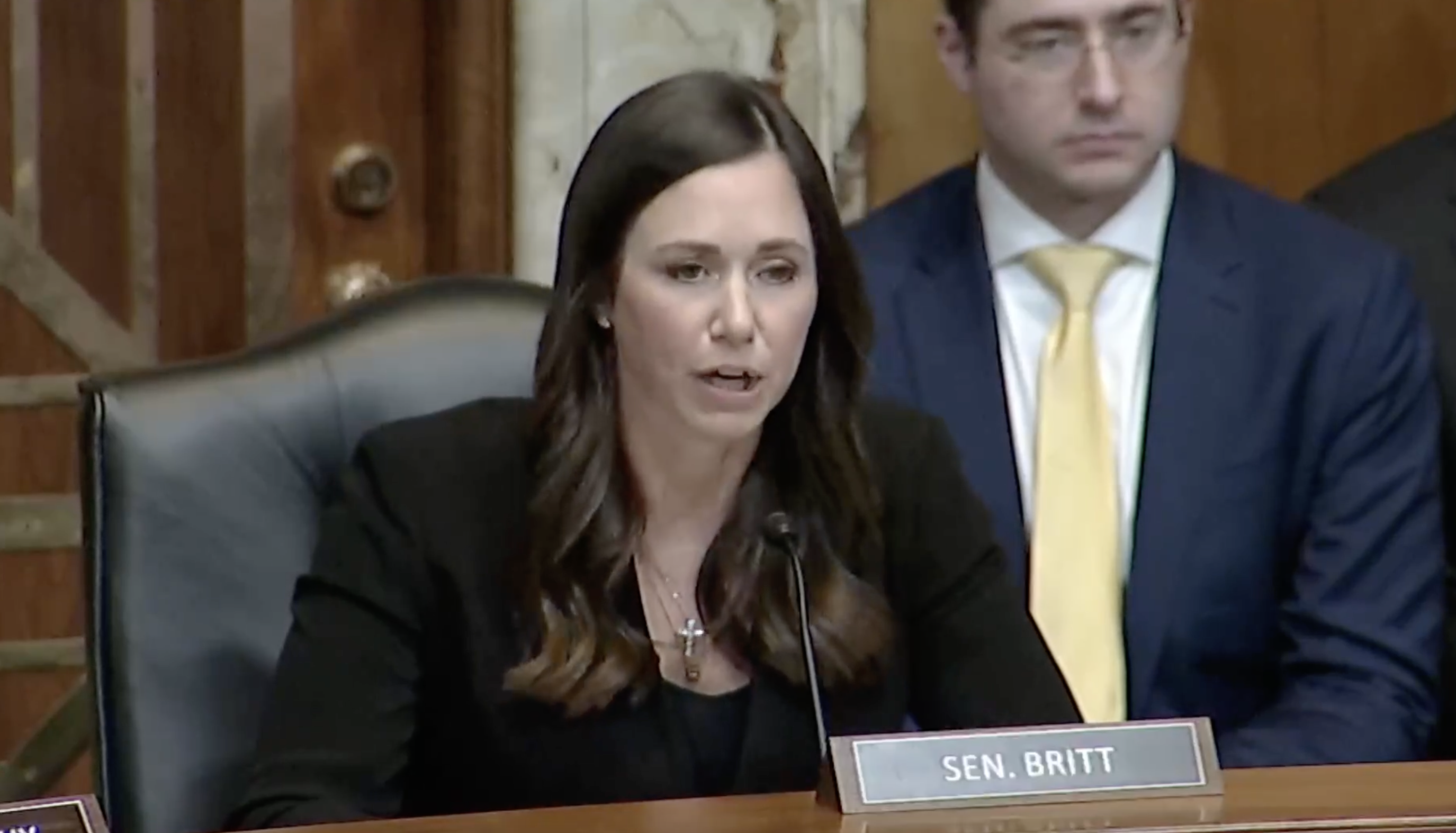 'You have been a stabilizing force': Sen. Katie Britt heaps praise onto ...