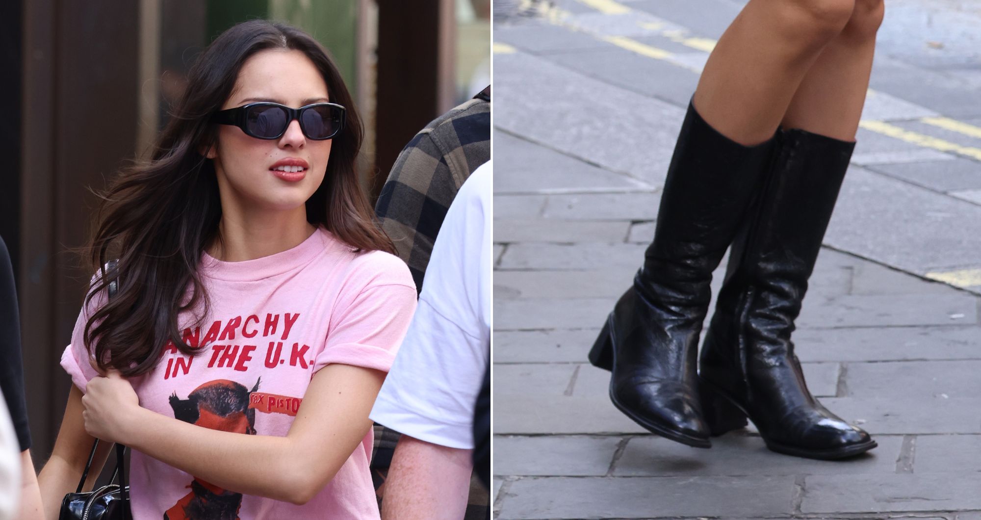 Olivia Rodrigo's punk boot era takes a vintage black leather turn
