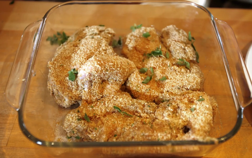 Crispy juicy chicken drumsticks made easy
