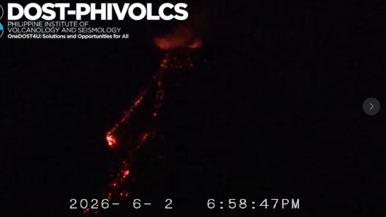 PHIVOLCS: Minor Strombolian activity on day 148 of Mayon's effusive ...