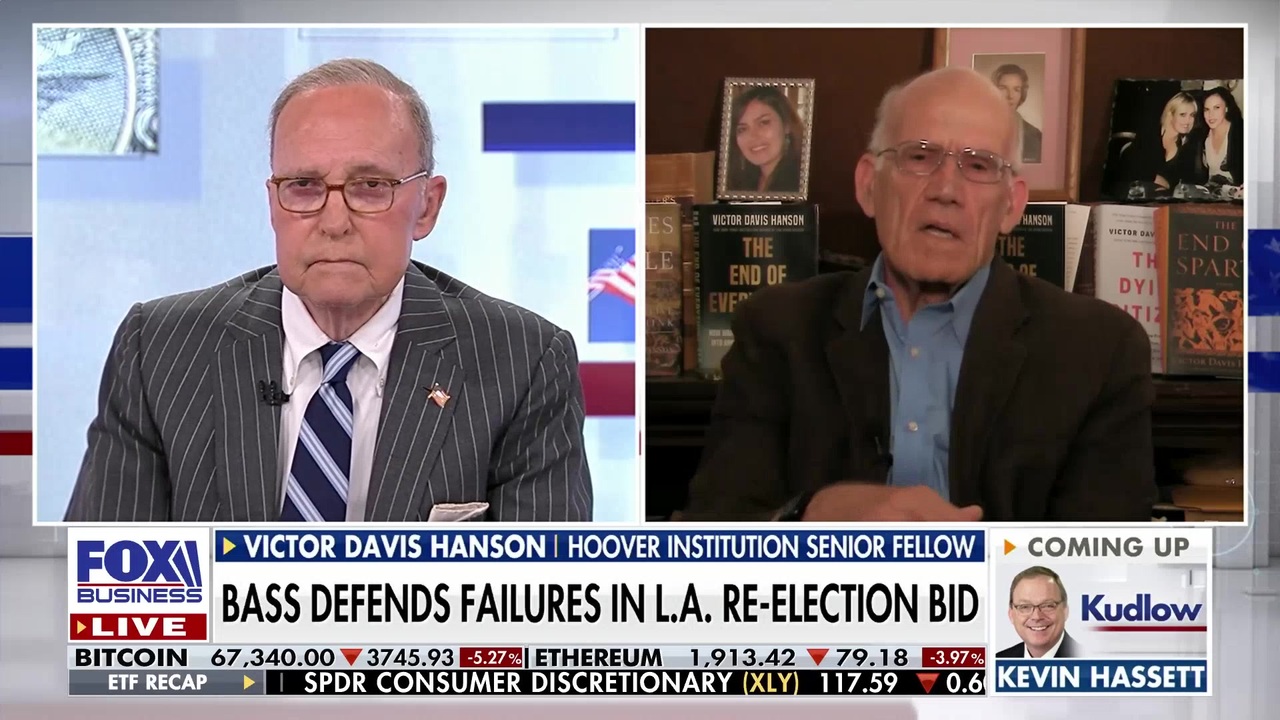 Victor Davis Hanson says Pratt must win over 'disaffected' Democrats ...