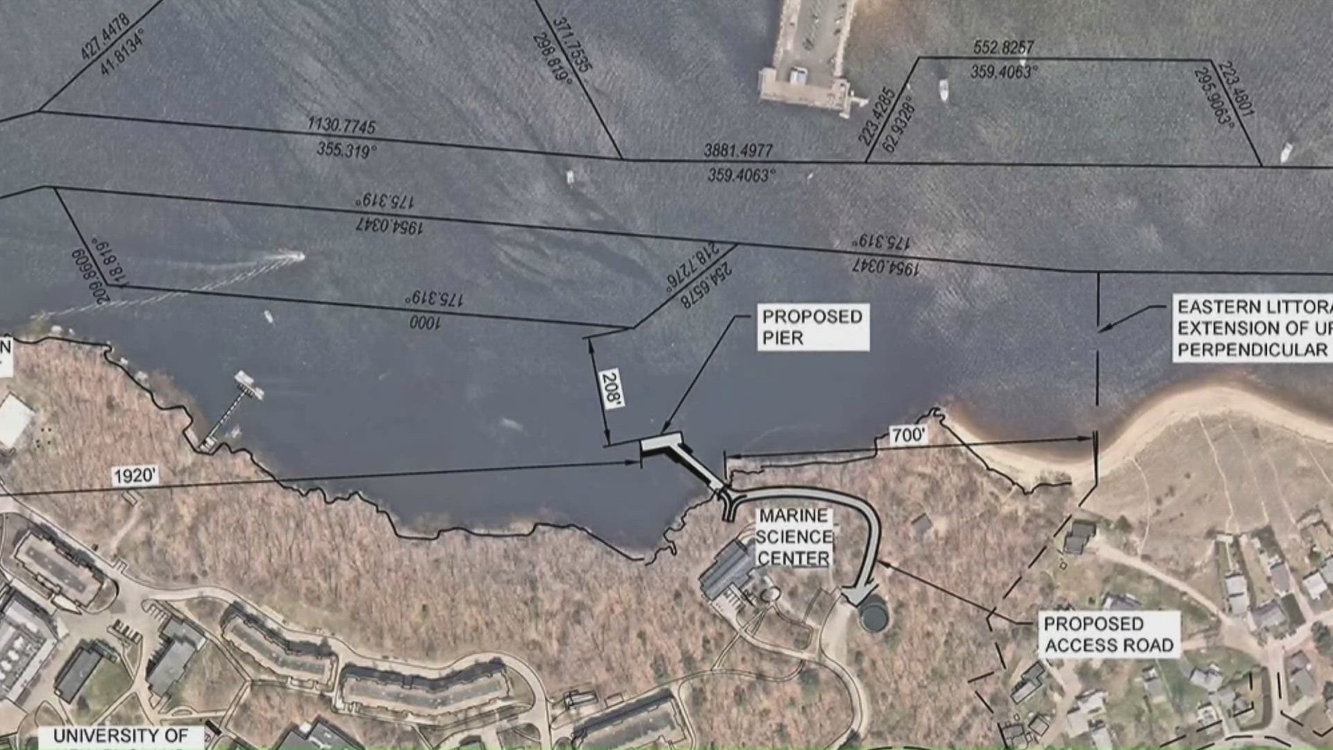 UNE suing Biddeford over plans to build marine research pier