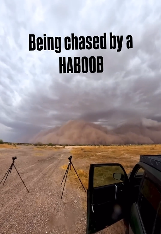 Chasing a haboob: Monsoon storm footage in Arizona desert