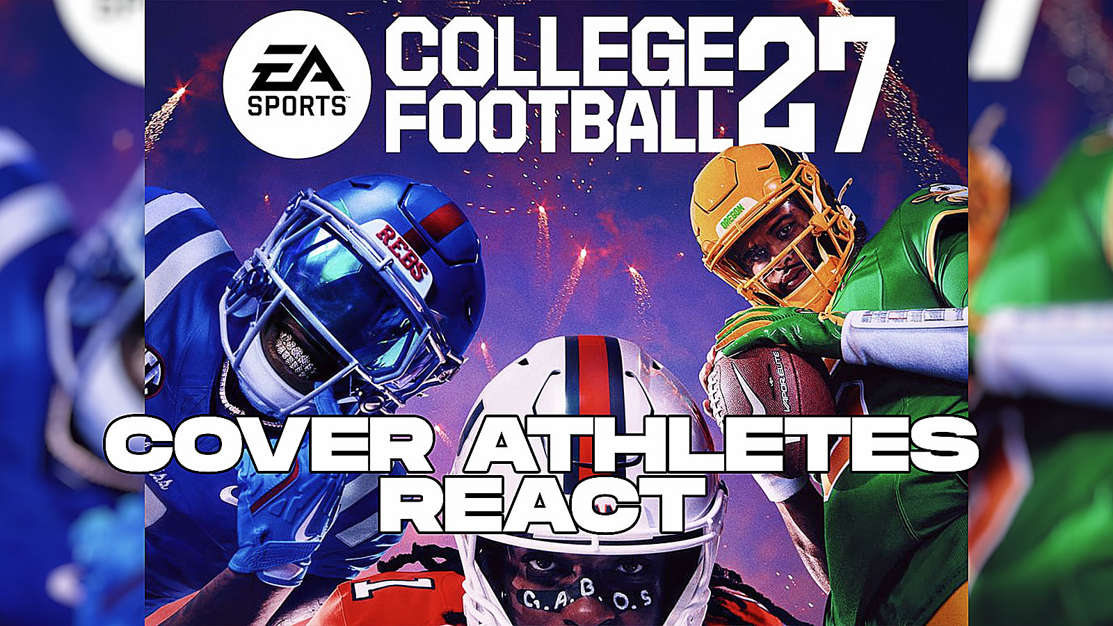 Kewan Lacy, Dante Moore, Malachi Toney react to CFB 27 cover