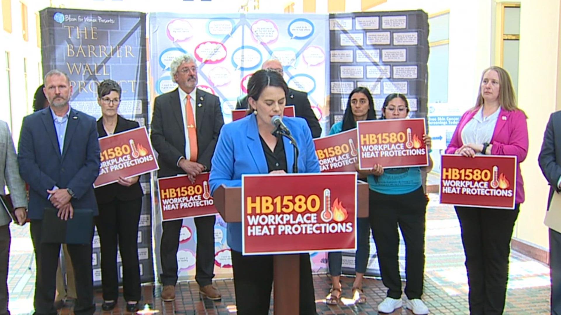 Extreme heat protections for workers discussed in Harrisburg
