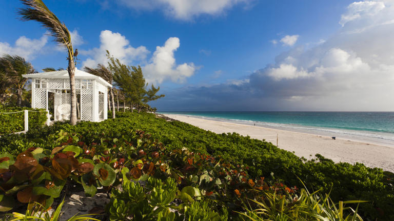 Escape tourist crowds in this quaint historic Bahamas town with white ...