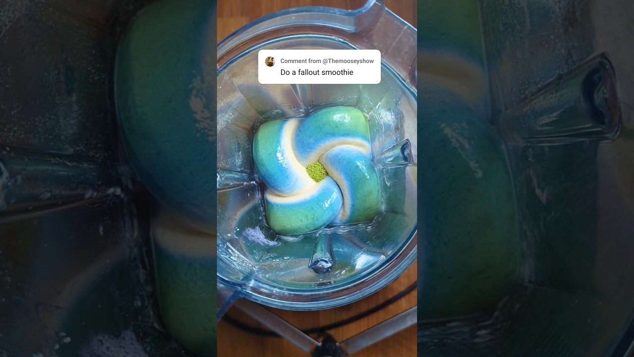 I made a Fallout smoothie ☢️