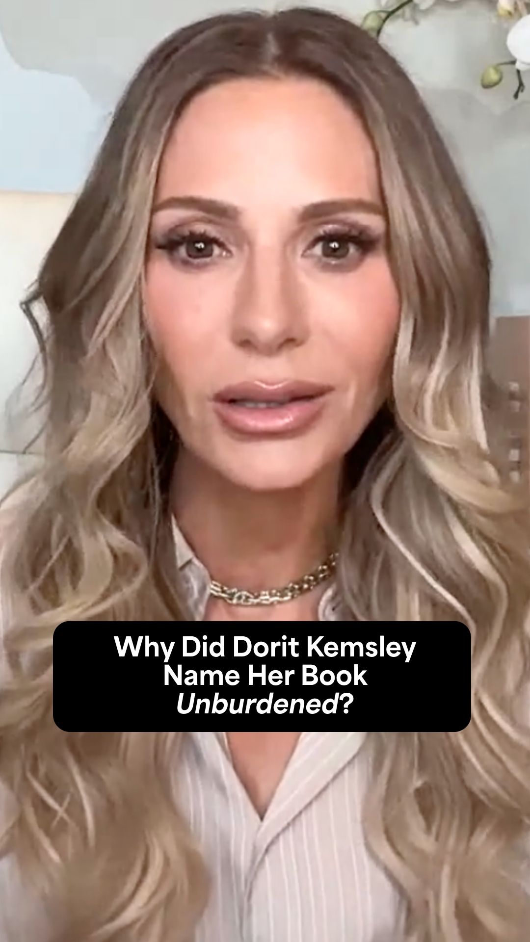 Why did Dorit Kemsley name her book Unburdened?
