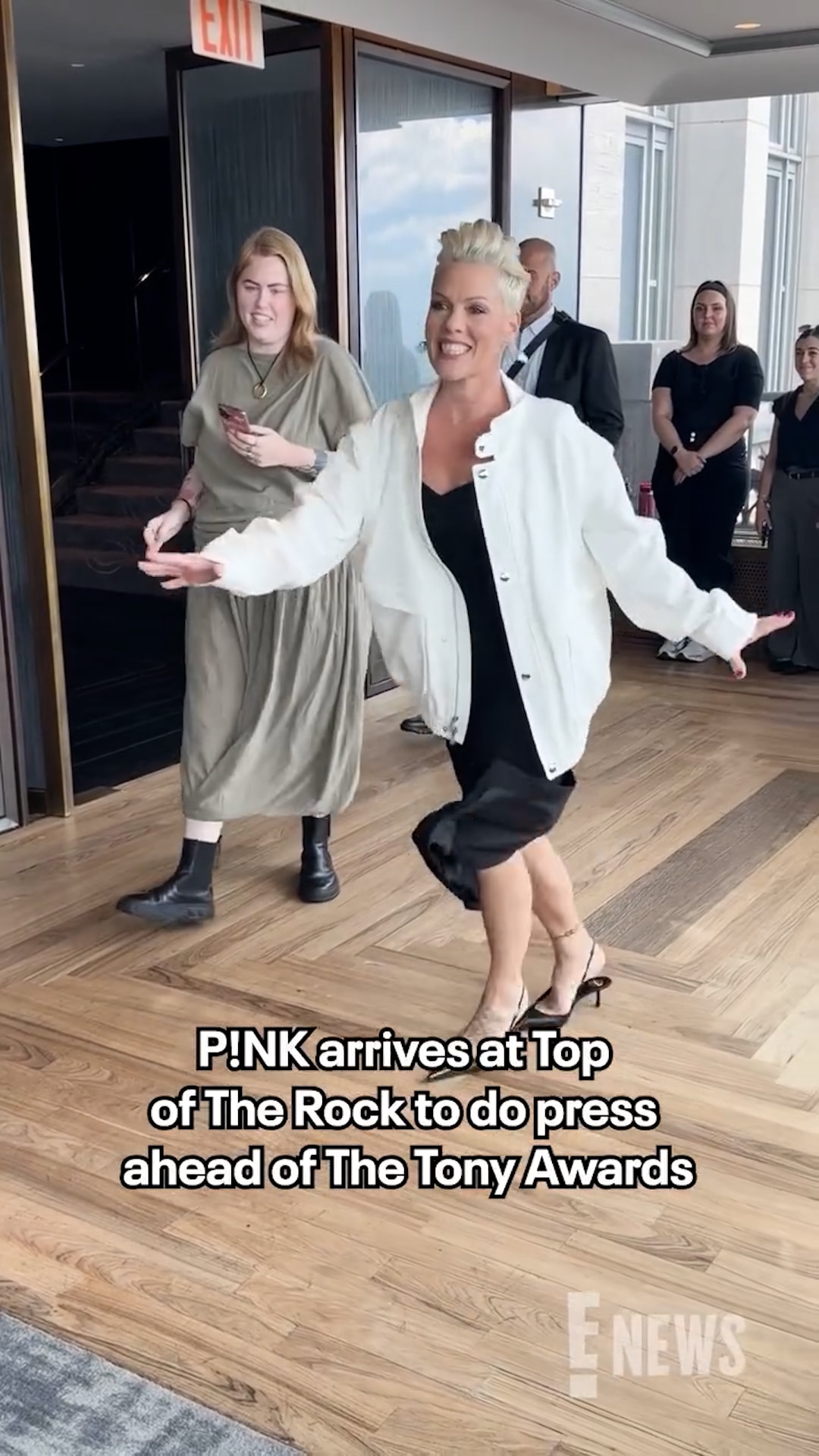 P!NK is ready to party at the Tony Awards this Sunday