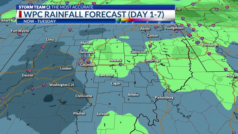 Columbus weather: Brighter & warmer