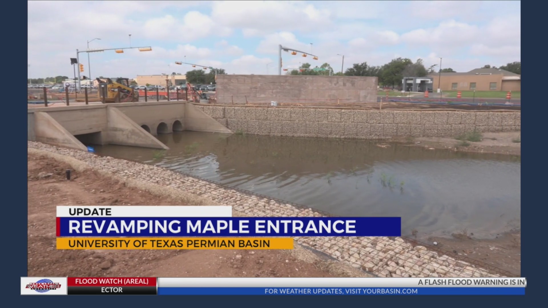 Update on Maple entrance at UTPB