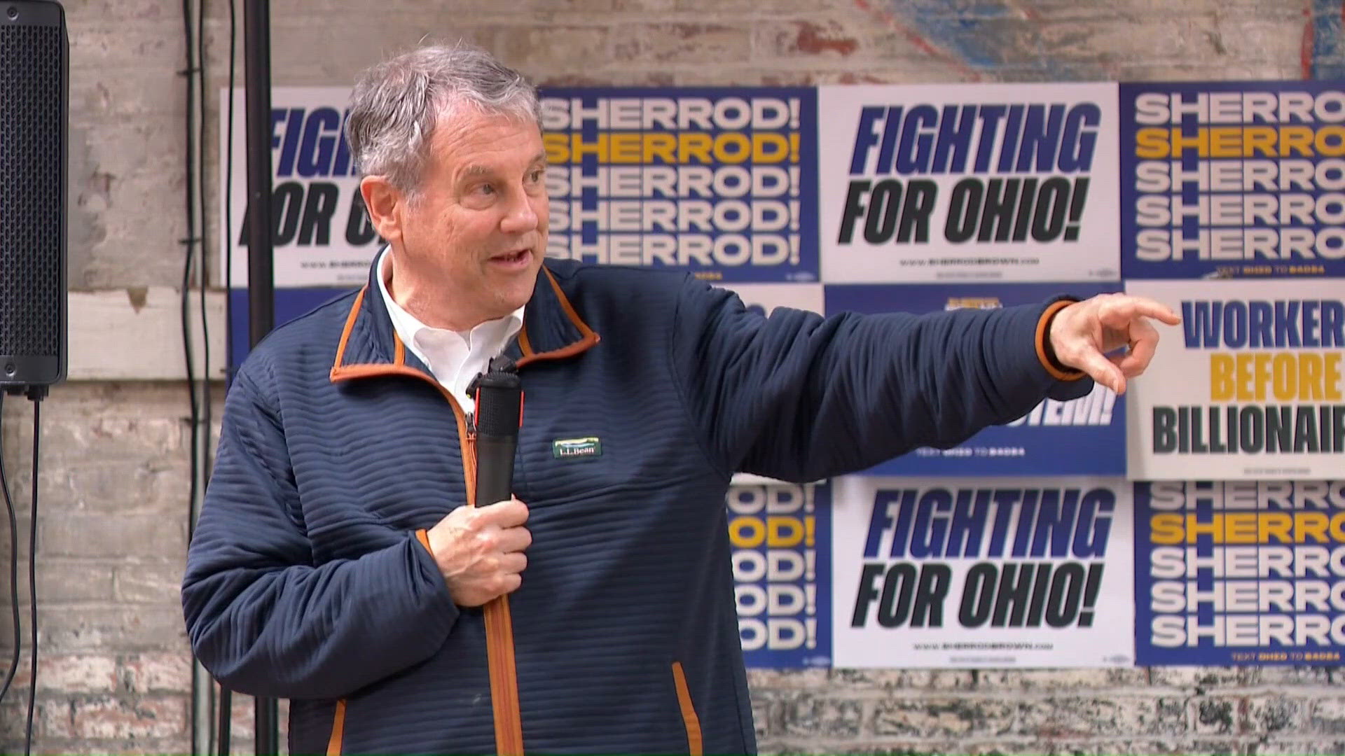 Former US senator, current candidate Sherrod Brown makes campaign stop ...