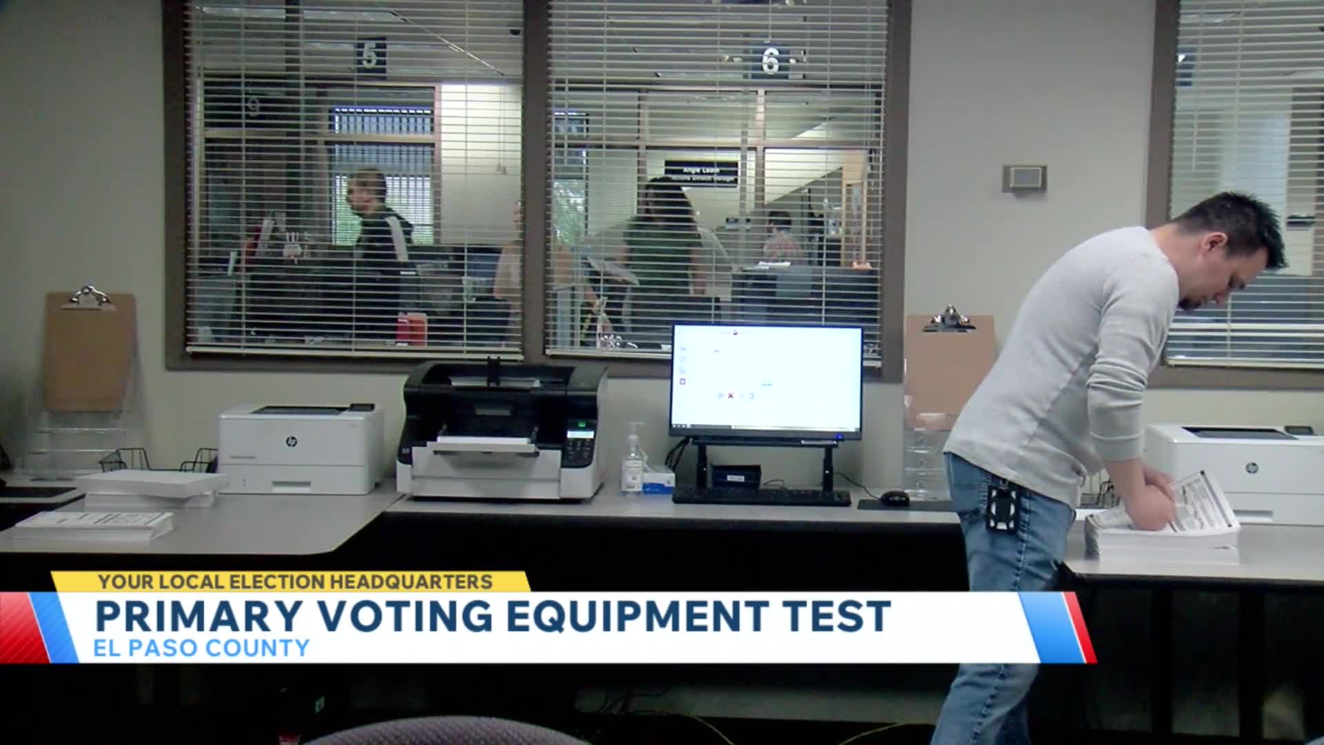 El Paso County voting equipment test underway