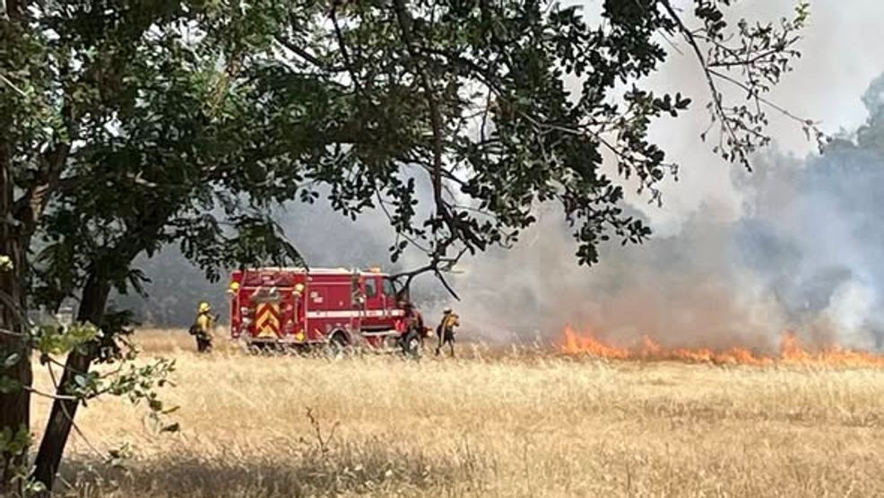 Cal Fire, Tehama County firefighters battle 12-acre Red Fire near Red Bluff