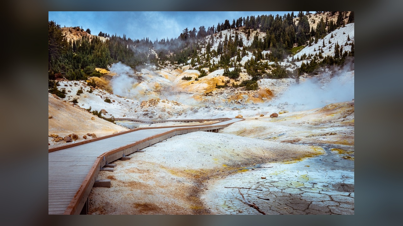 This Northern California park has four types of volcanoes and the ...