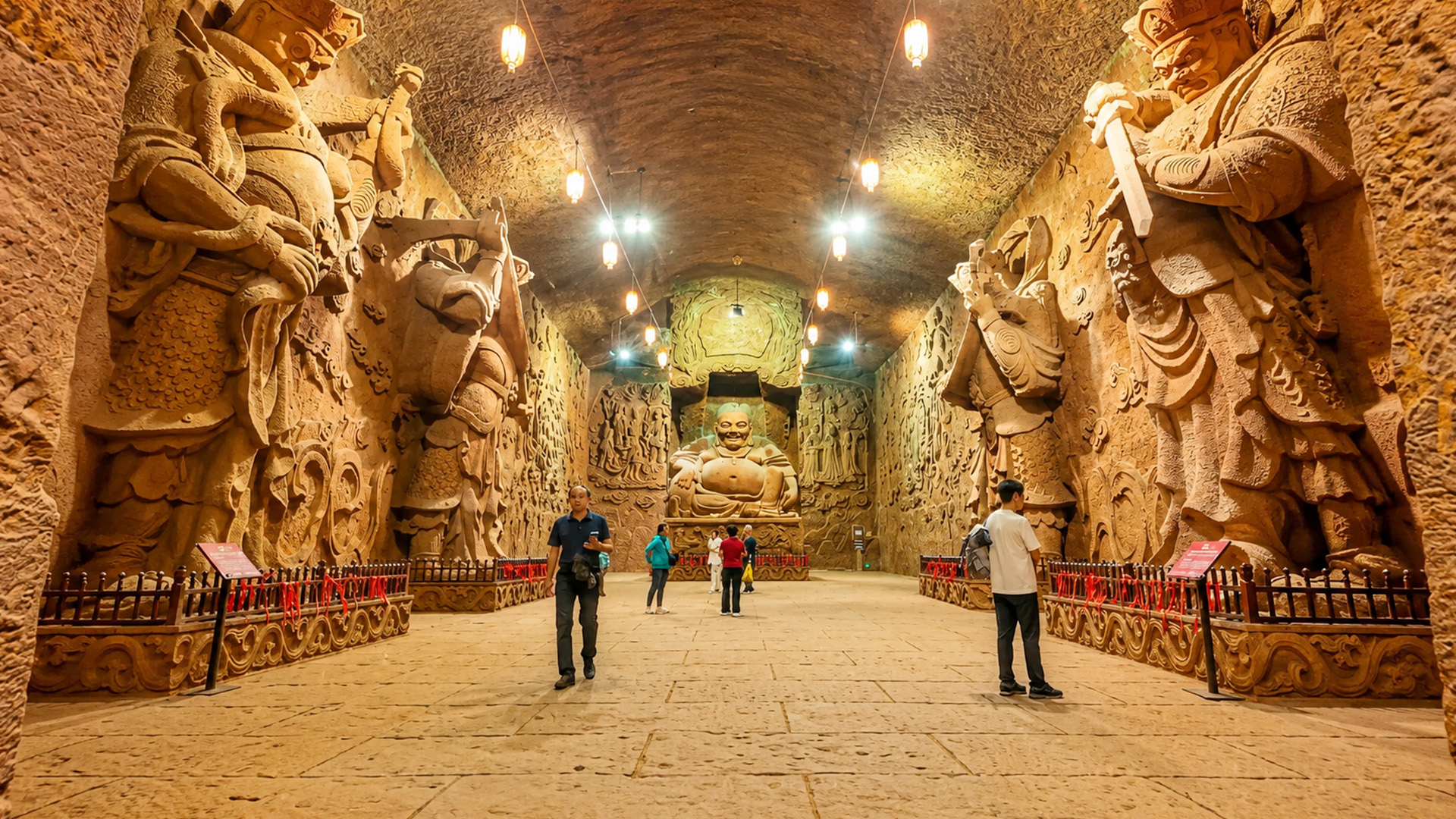 Inside a vast stone hall filled with ancient legends