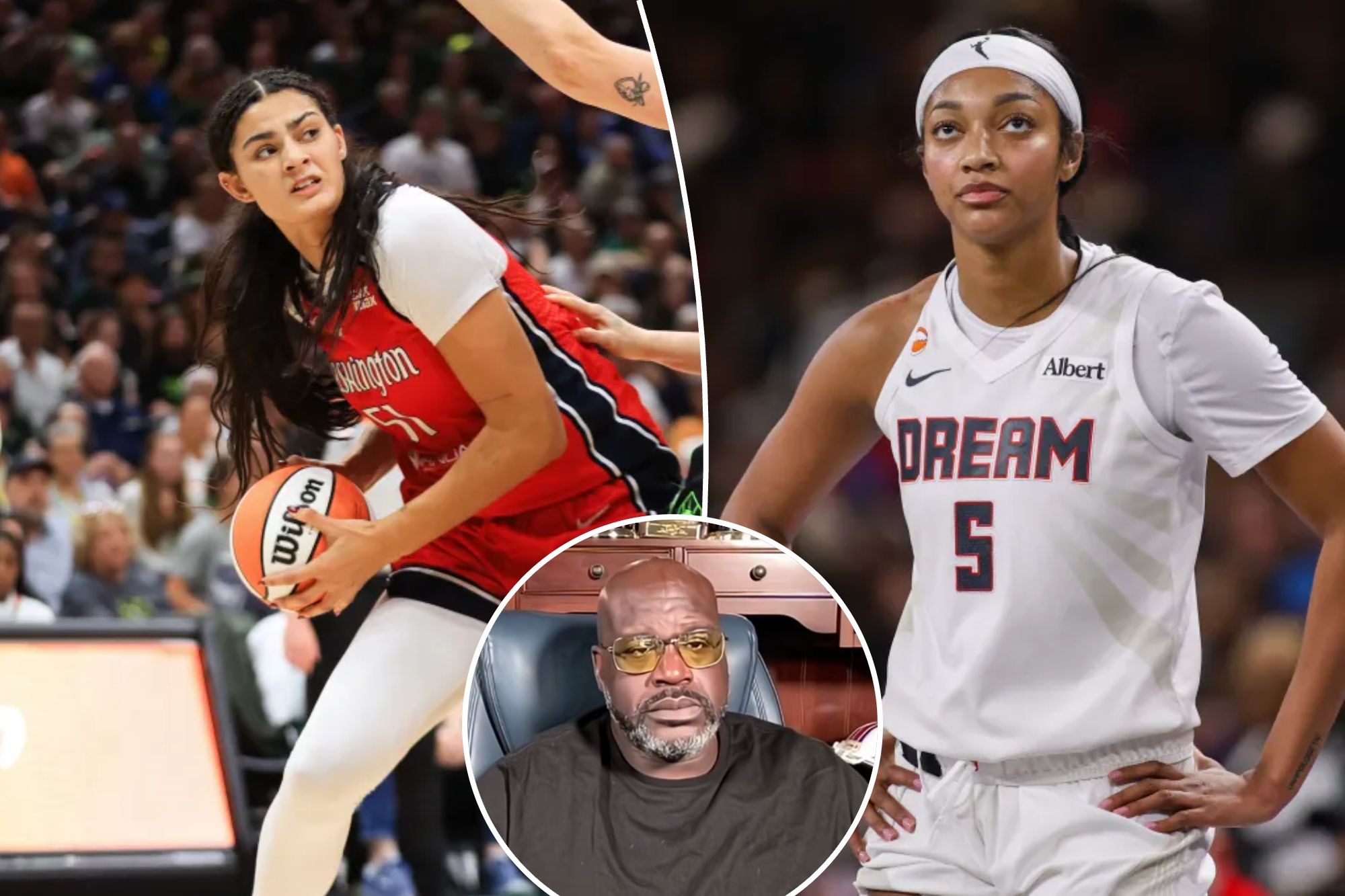 Shaq eviscerates 'embarrassing' Angel Reese, Lauren Betts trolls: 'Wish ...