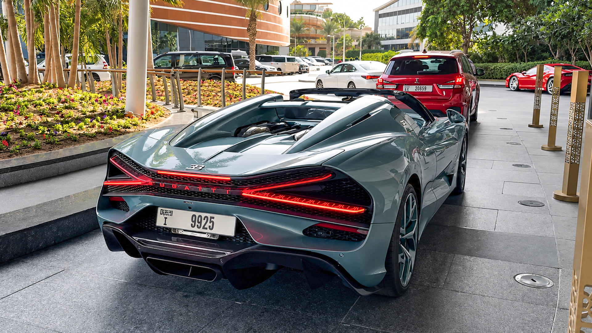 $4,000,000 Bugatti Mistral making an appearance in Dubai