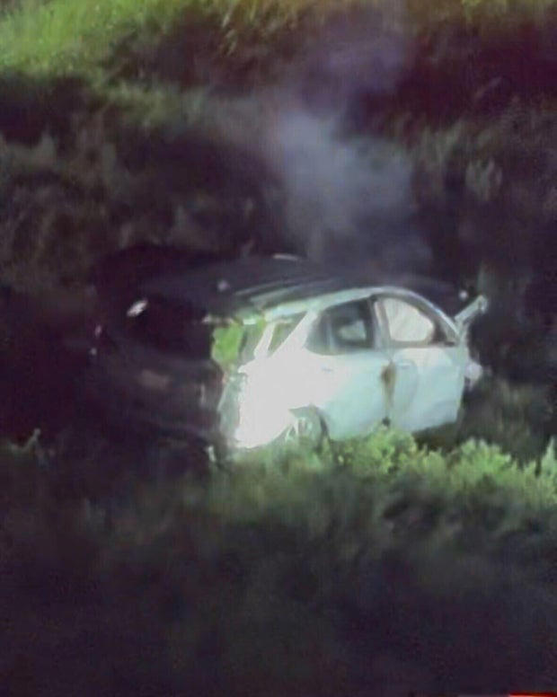 Officer injured in fiery crash after chase suspect strikes vehicle on ...