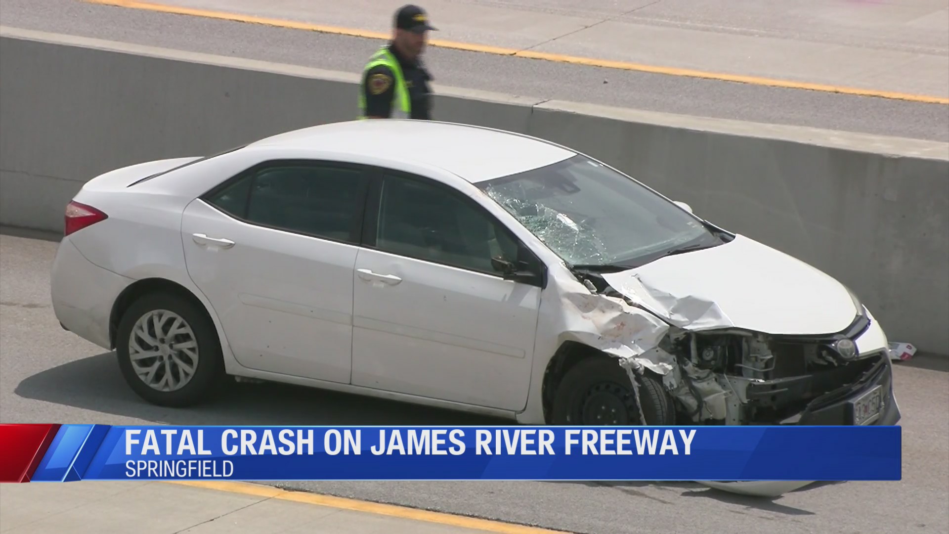 Fatal crash shuts down traffic on James River Freeway in Springfield
