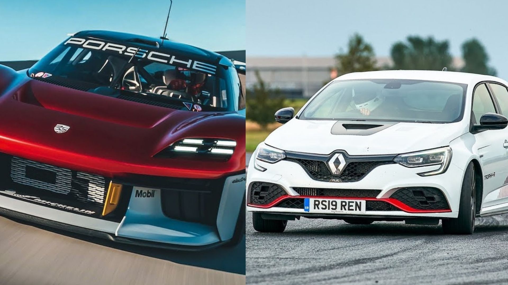 Porsche Mission R v/s Renault Megane RS Trophy-R