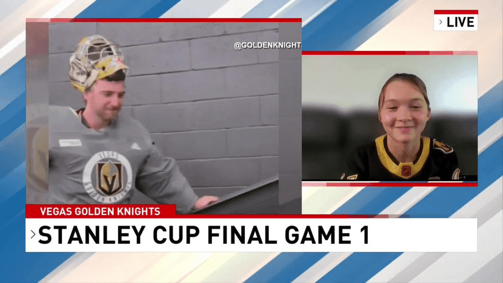 VGK superfan Annabelle shows off Stanley Cup bling ahead of Final ...