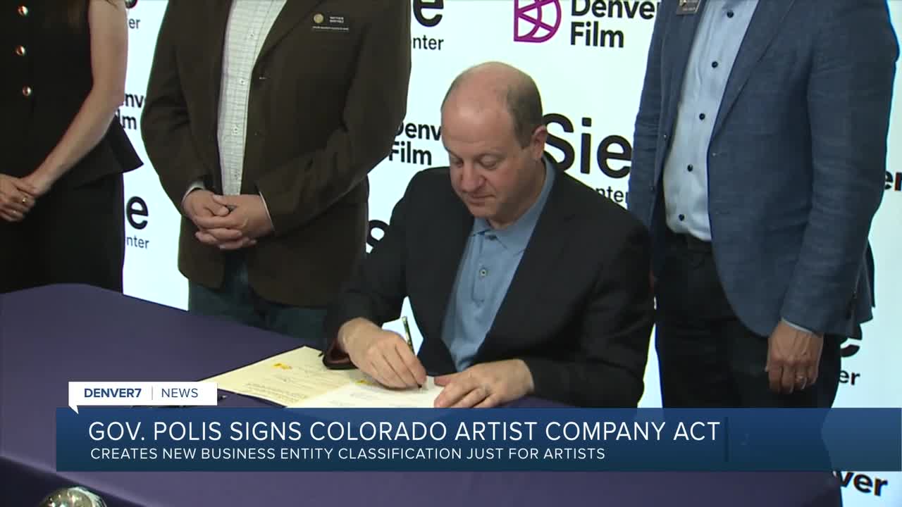 Gov. Polis signs Colorado Artist Company Act