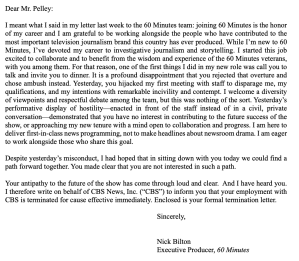 CBS News terminates '60 Minutes' veteran Scott Pelley's contract