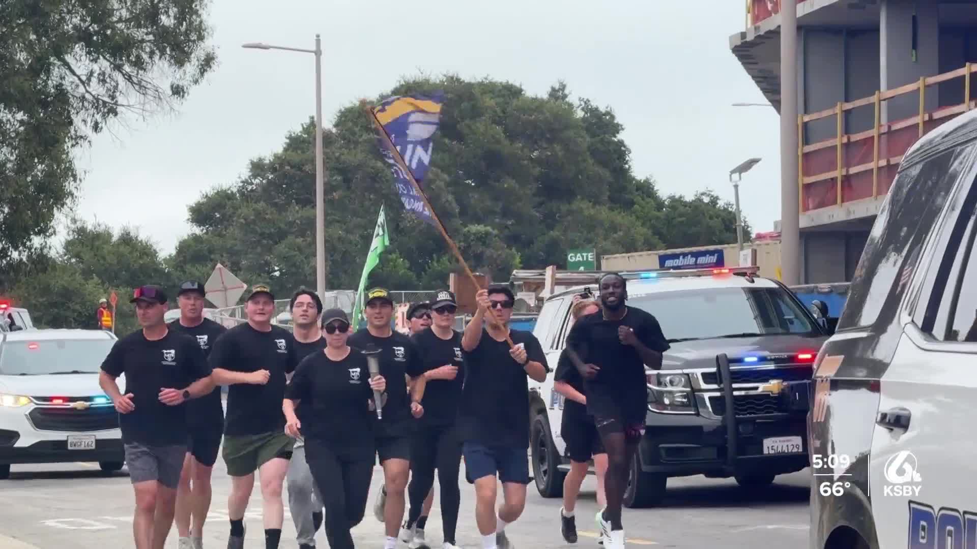 Law Enforcement Torch Run makes its way through Santa Barbara