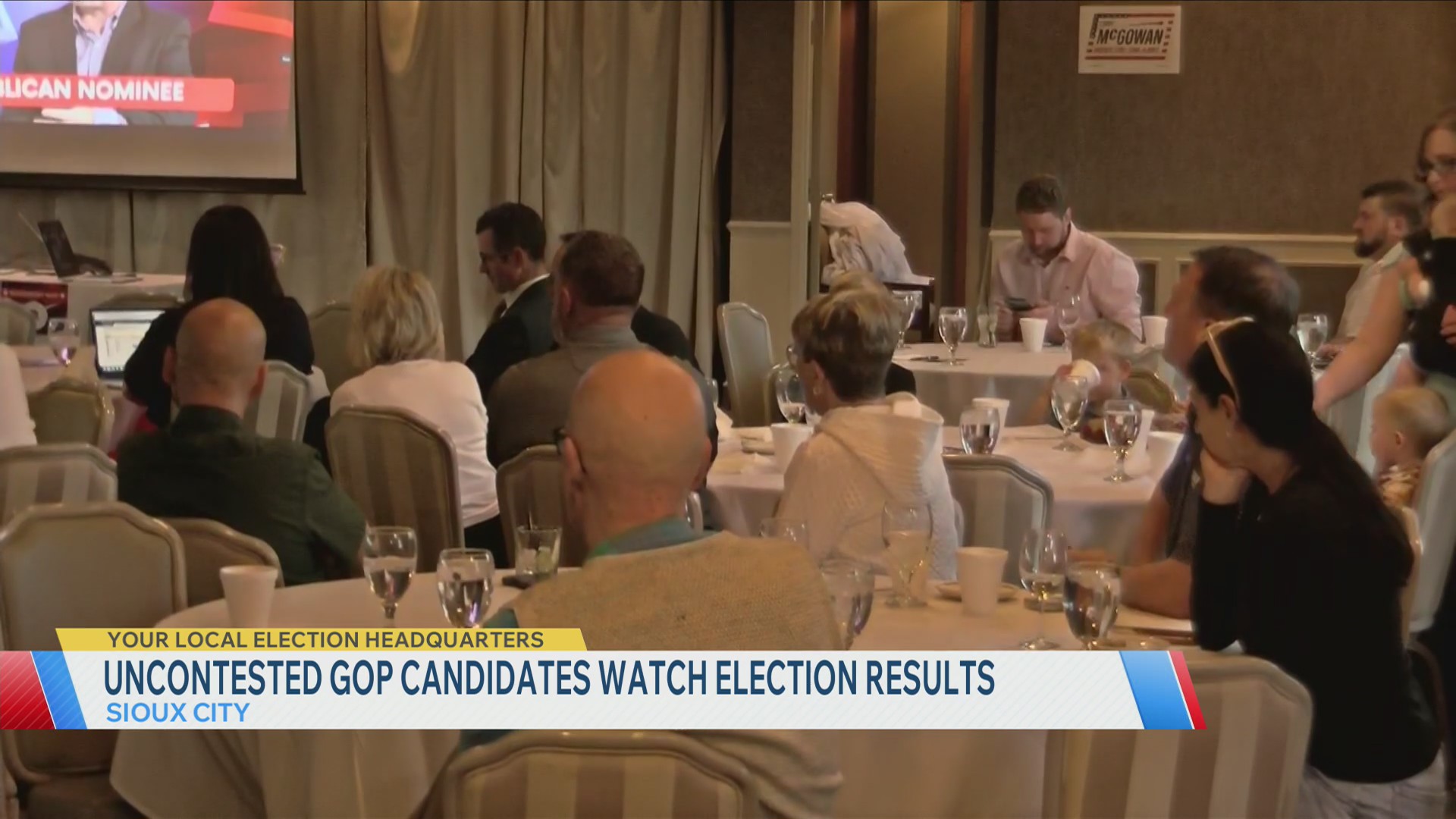 Uncontested GOP candidates watch election results
