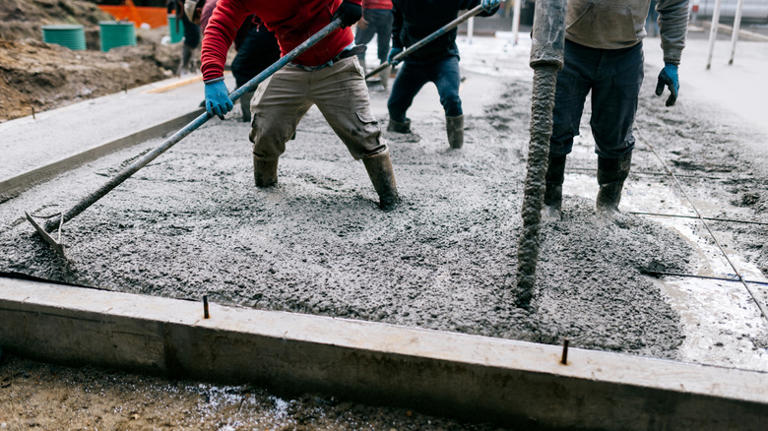 What is the 20/30/40 rule for concrete?