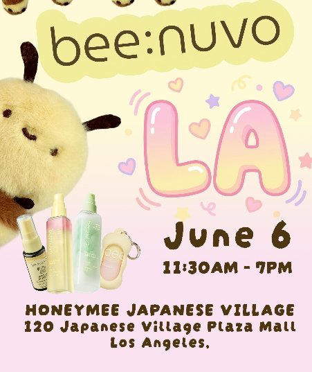 Bee:Nuvo x Honeymee pop-up, LA