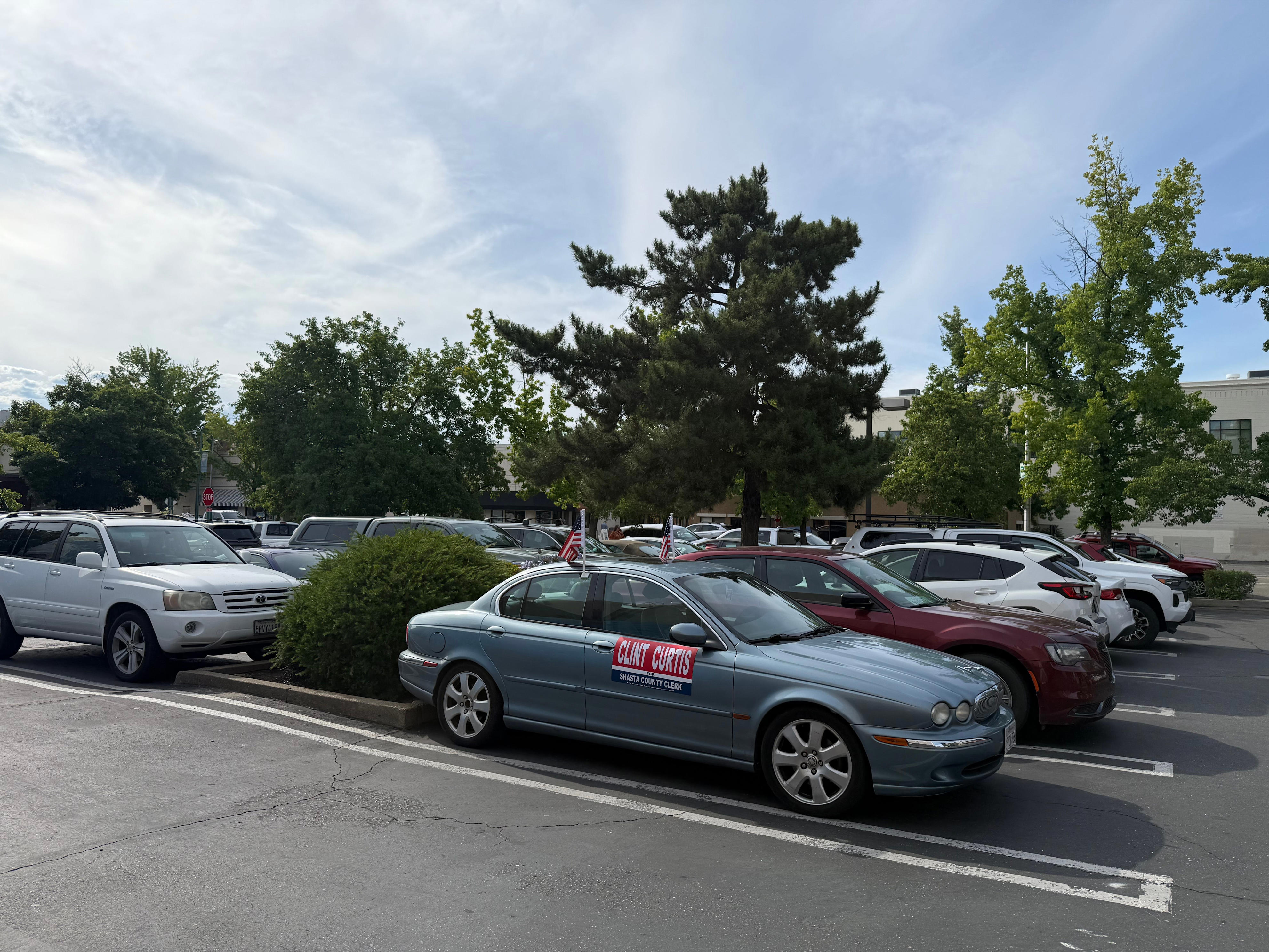 Car parked near Shasta elections office raises electioneering concern