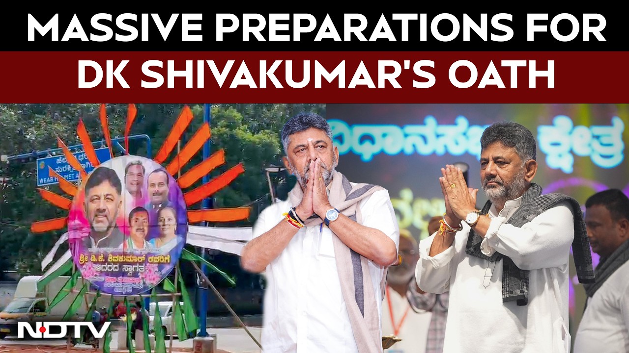 Bengaluru gears up for DK Shivakumar's swearing-in as Karnataka chief ...