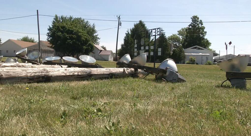 Bennett School District removes former baseball field lights as plans ...