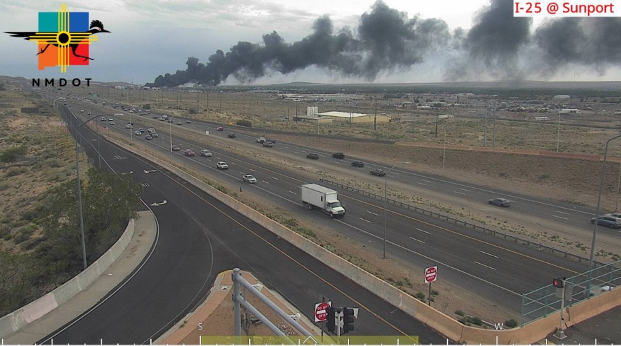 Crews respond to fire at recycling plant in South Valley near Broadway