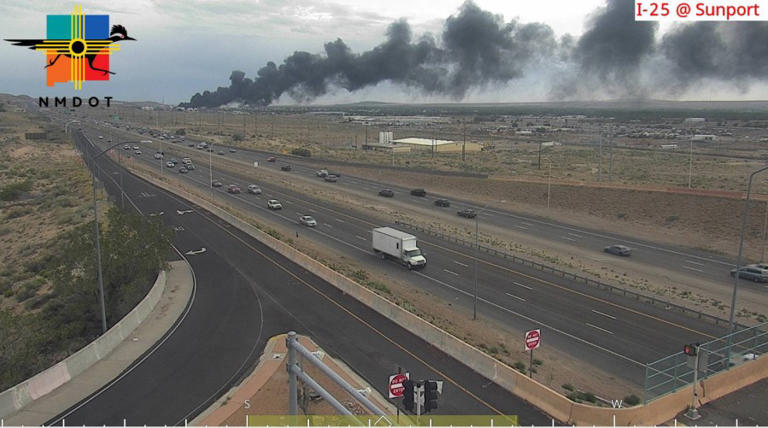 Crews respond to fire at recycling plant in South Valley near Broadway