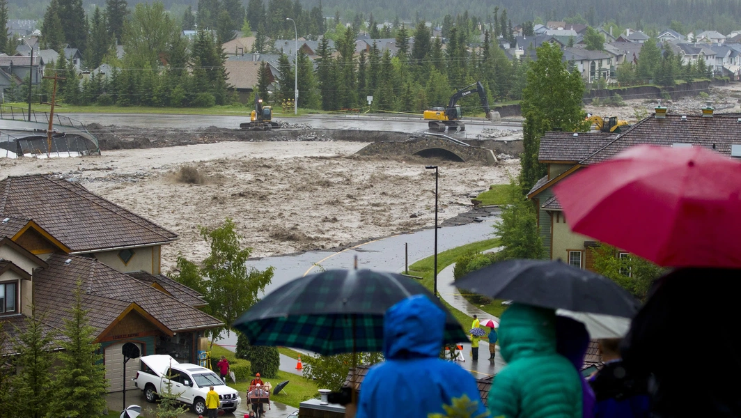 Rain tapers in Alberta but flood watches persist