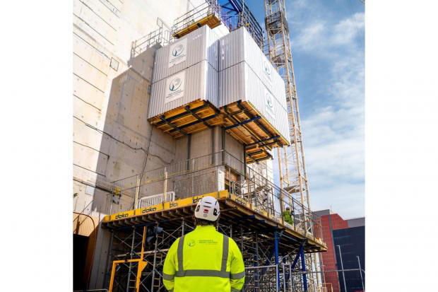 Milestone reached in construction of nuclear material processing facility
