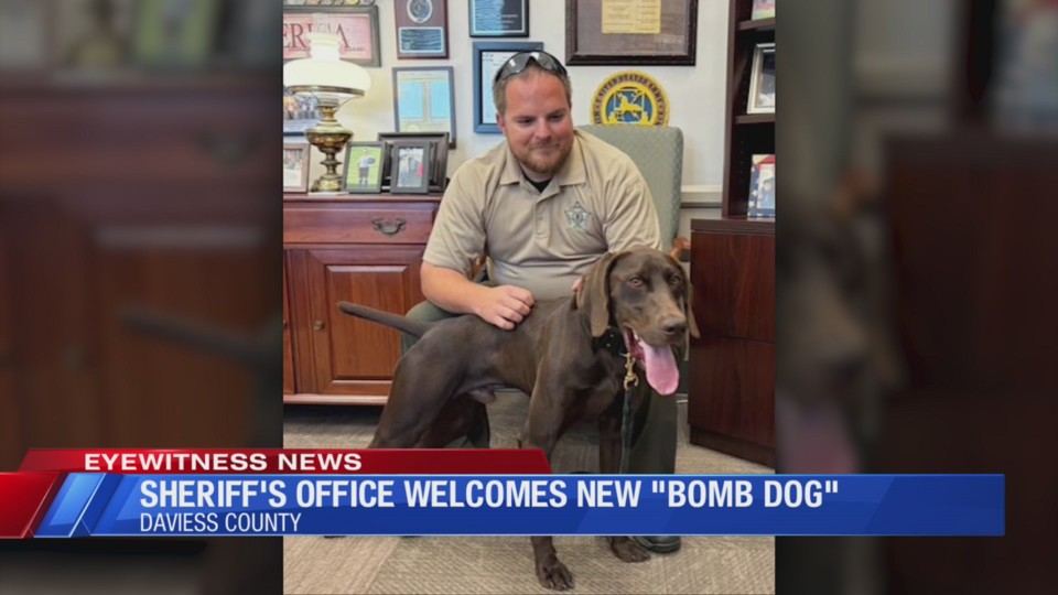 Daviess County Sheriff K9 welcomed as new bomb dog