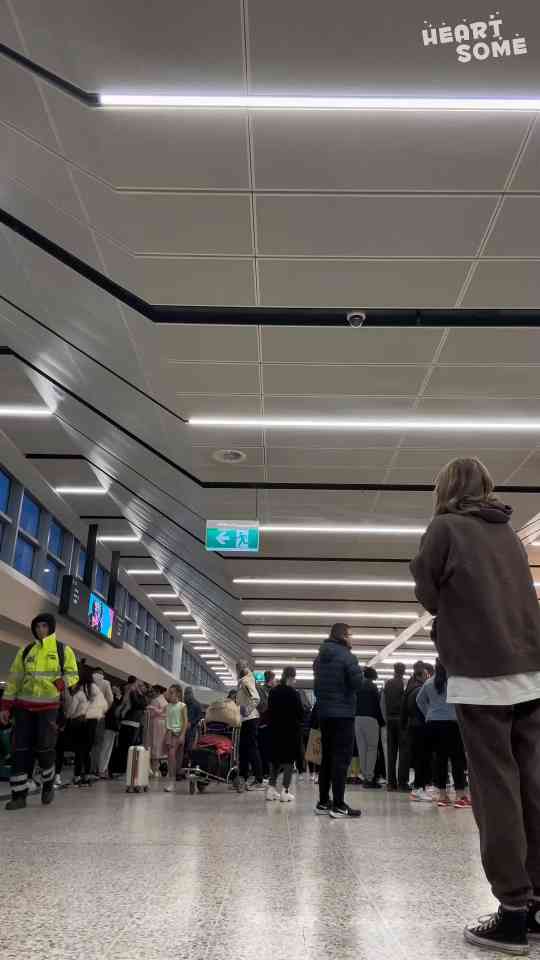 Best friends reunite at the airport after six months apart