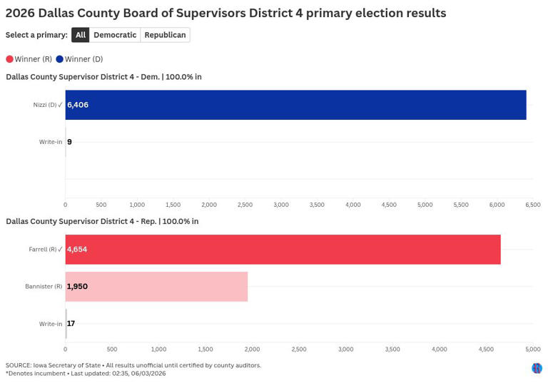 Dallas County voters narrow field for supervisors in primary election