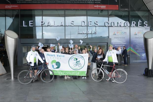 Charity ride highlights importance of early heart valve treatment