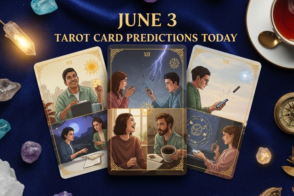 Tarot card reading today, June 3, 2026