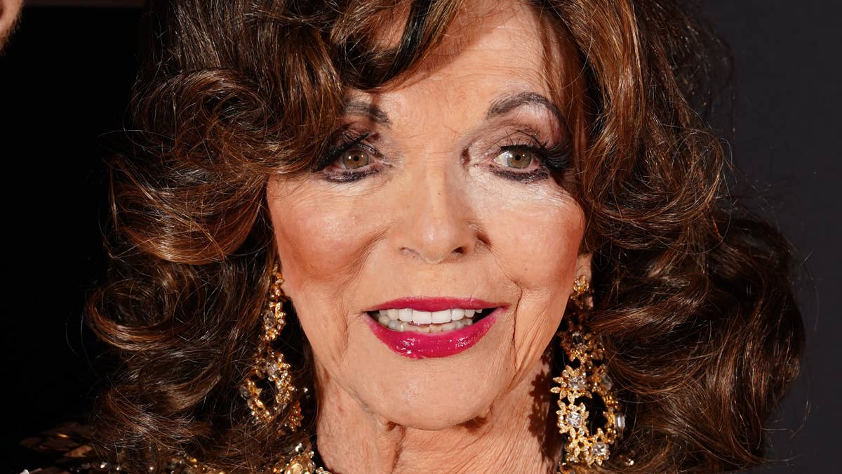 Joan Collins, 93, dazzles at UK premiere of 'A Murder Between Friends ...