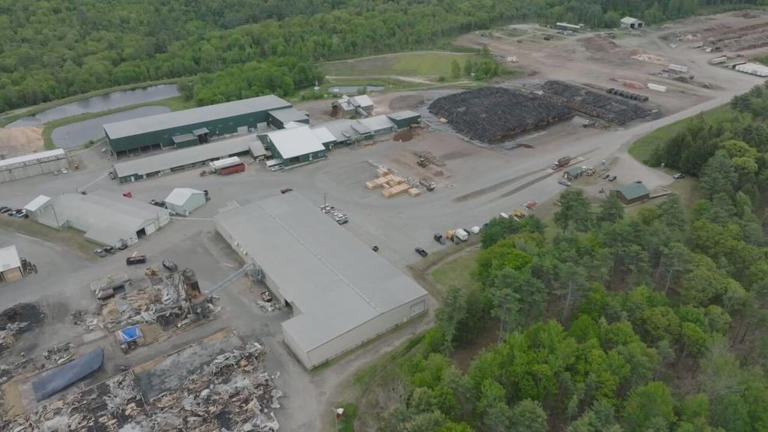 Robbins Lumber mill in Searsmont operational again after fire, explosion