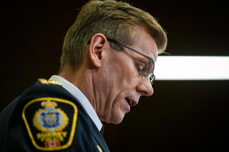 Surrey's police chief out, police board chair resigns amid SPS shakeup